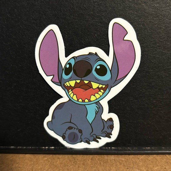 Disney | Design | Stitch Smile Sticker | Poshmark